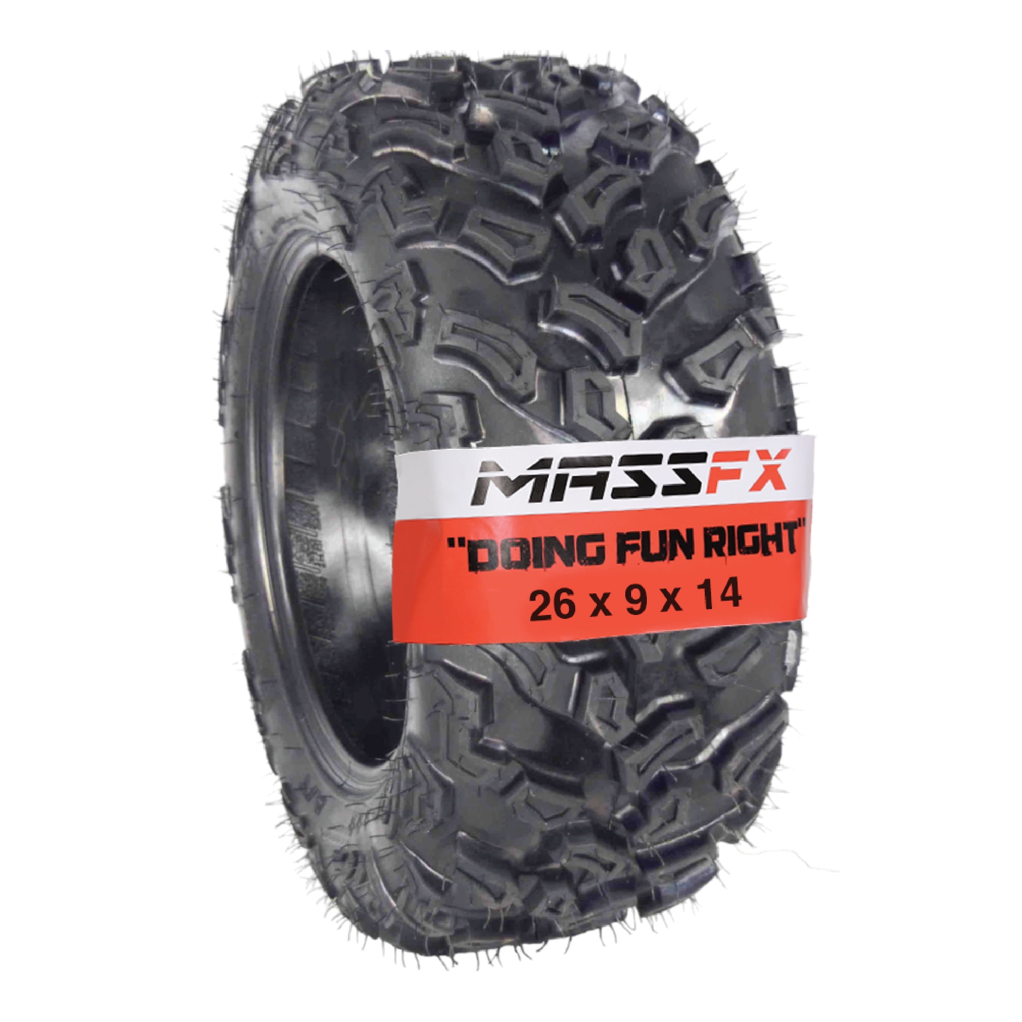 MASSFX SL Off-road Series 26x9-14 Front ATVs UTV and Side by Sides (SxS ...