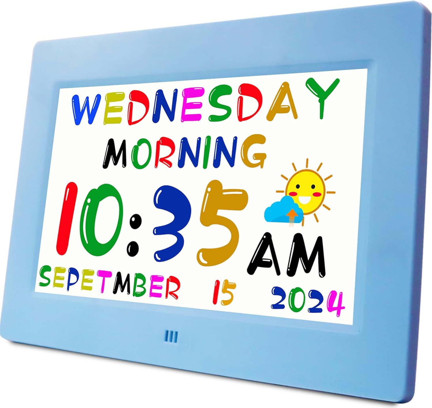 MASSII 2025 Digital Teaching Clock Talking Time, 24 Alarms Custom ...