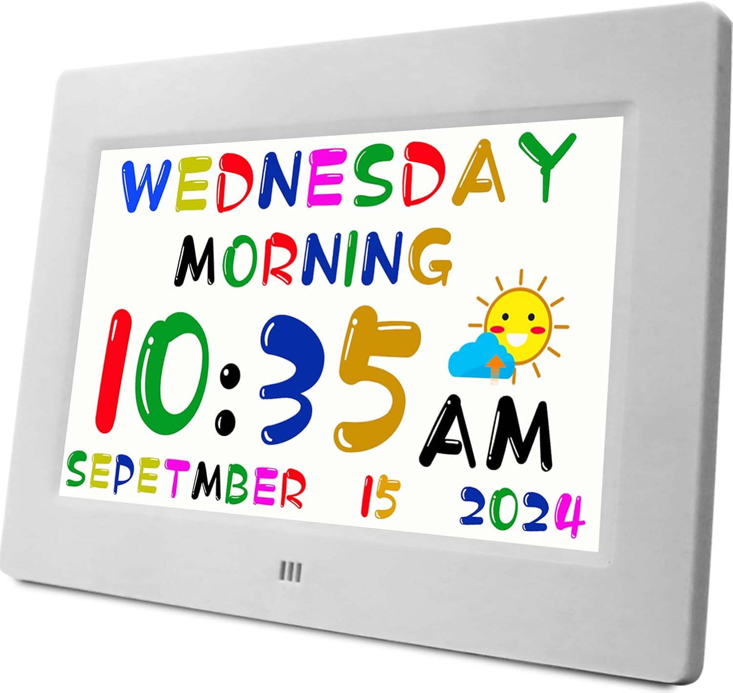 MASSII 2025 Digital Teaching Clock Talking Time, 24 Alarms Custom ...