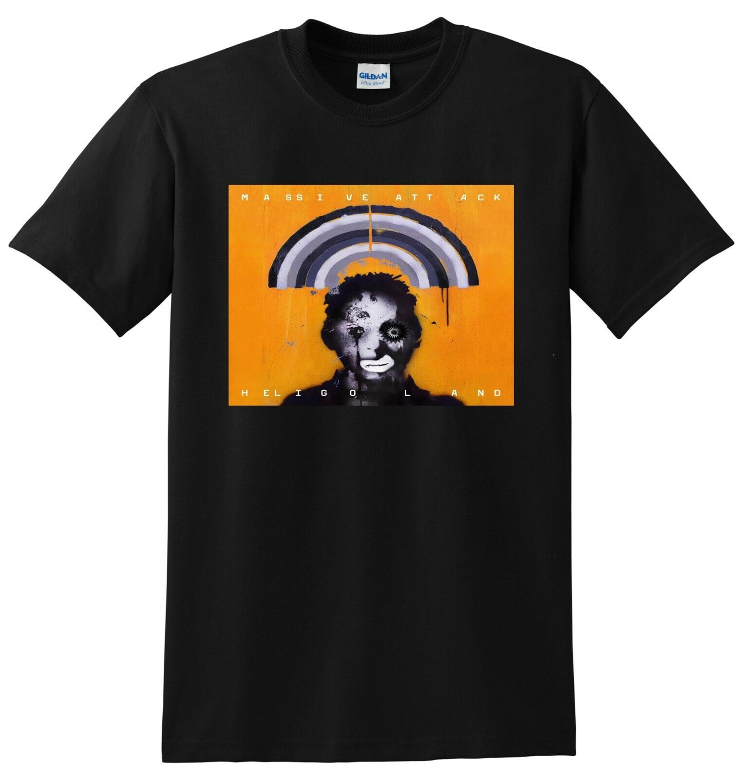 MASSIVE ATTACK T SHIRT heligoland vinyl cd cover SMALL MEDIUM LARGE XL ...
