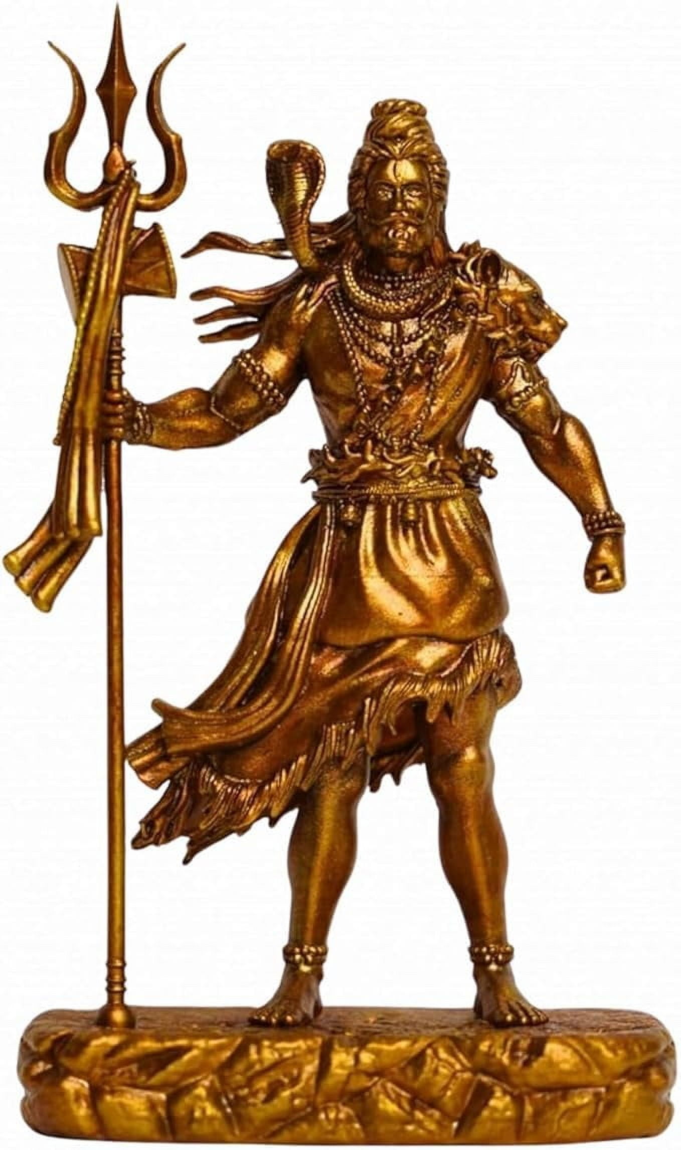MASSIVE MART Shiva The Protector Statue for Car Dashboard Decor, Home ...