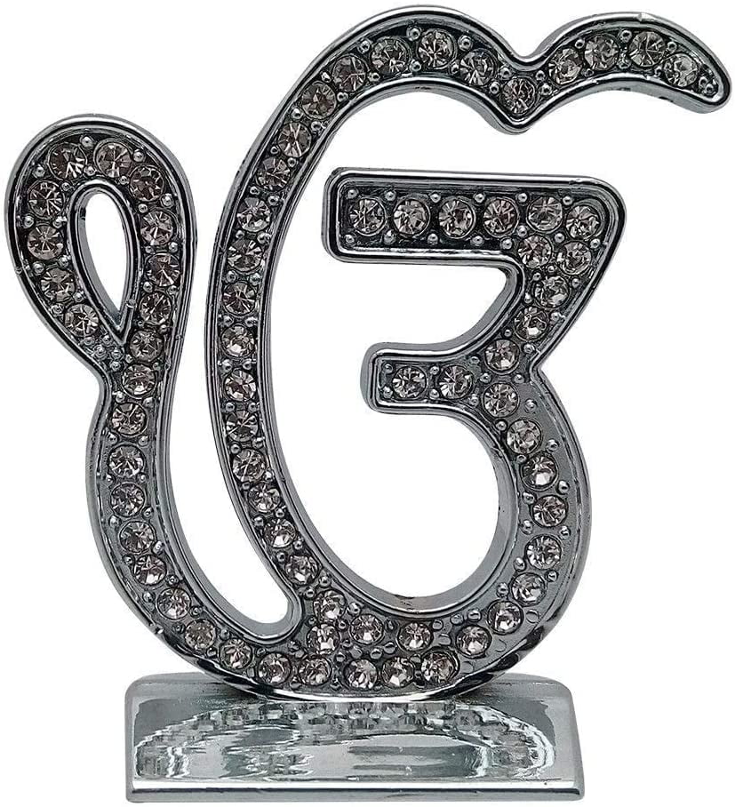 MASSIVE MART Sikh Religious Metal Silver Color Sikh Religious Ek Onkar ...