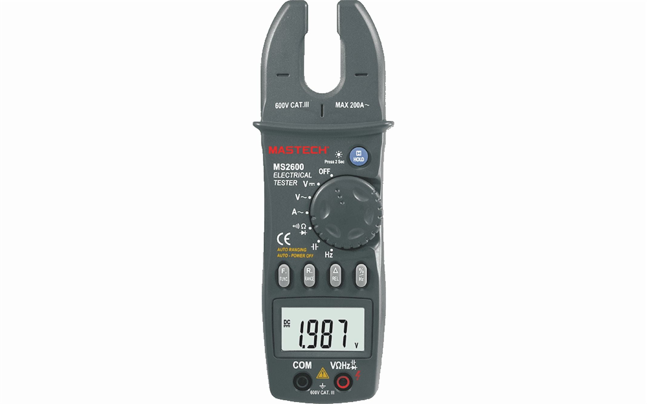 MASTECH MS2600 Digital AC/DC Fork Meter Perfect Alternative to the ...