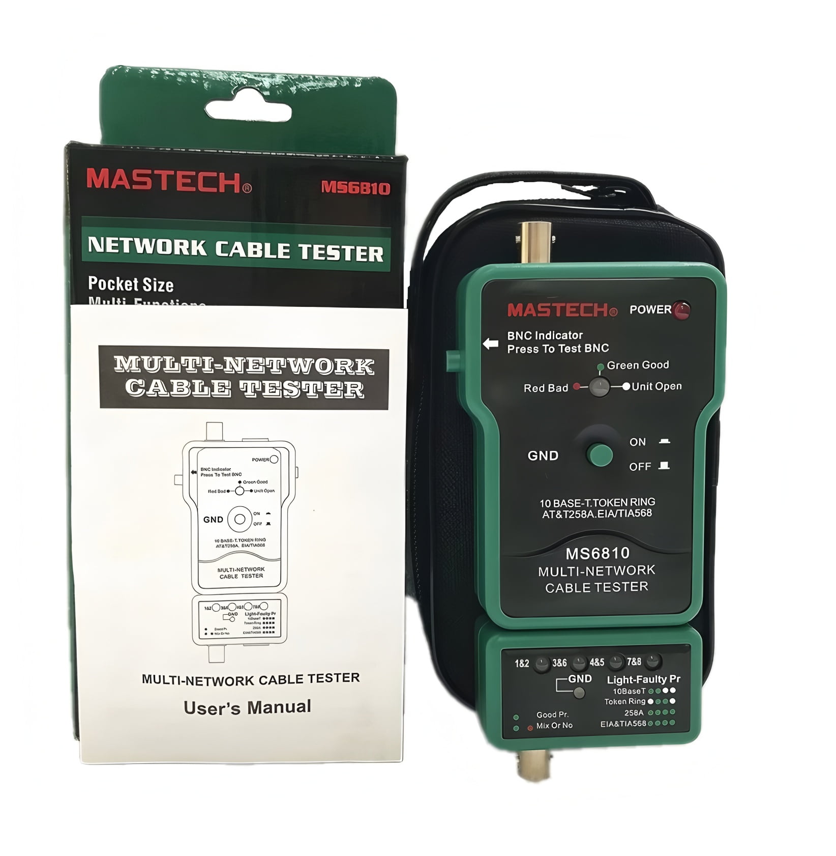 MASTECH MS6810 Wire & Cable Testers Portable Professional Multi Network ...