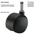 Master Caster Duet Dual Wheels, Nylon, C Stem, 110 lbs/Caster, 5/Set ...