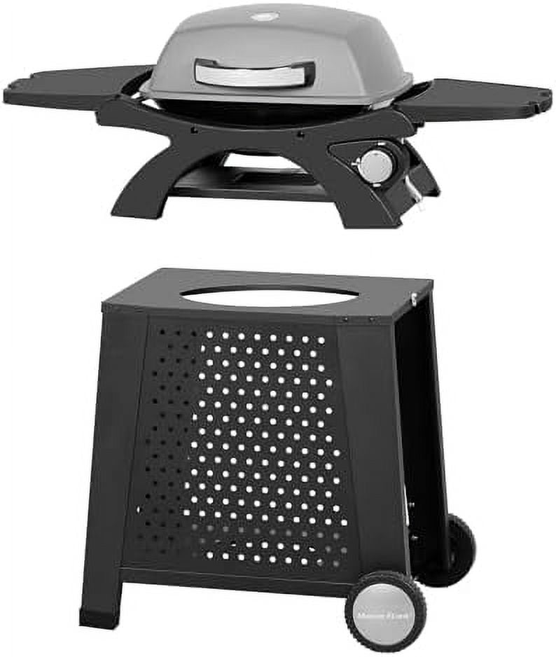 MASTER COOK Liquid Propane Grill BBQ Propane 2 in 1 Portable Tabletop ...