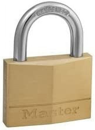 MASTER LOCK 150D - #150 Solid Brass Padlock Keyed Different - Walmart.com