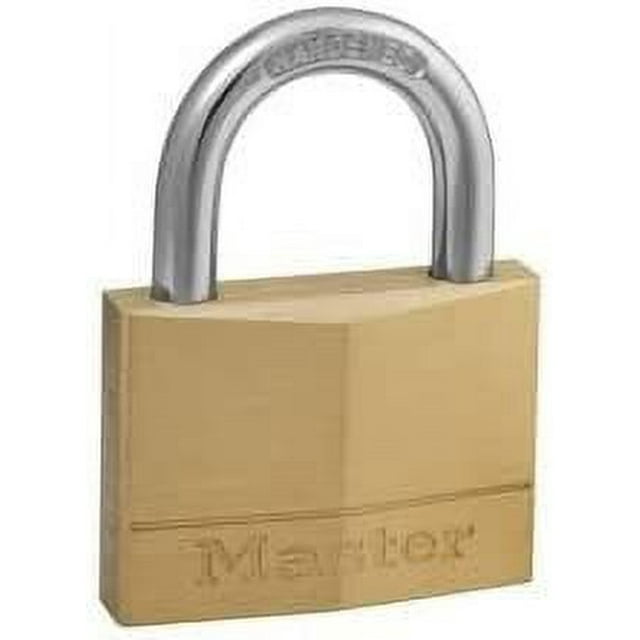 MASTER LOCK 150D - #150 Solid Brass Padlock Keyed Different - Walmart.com