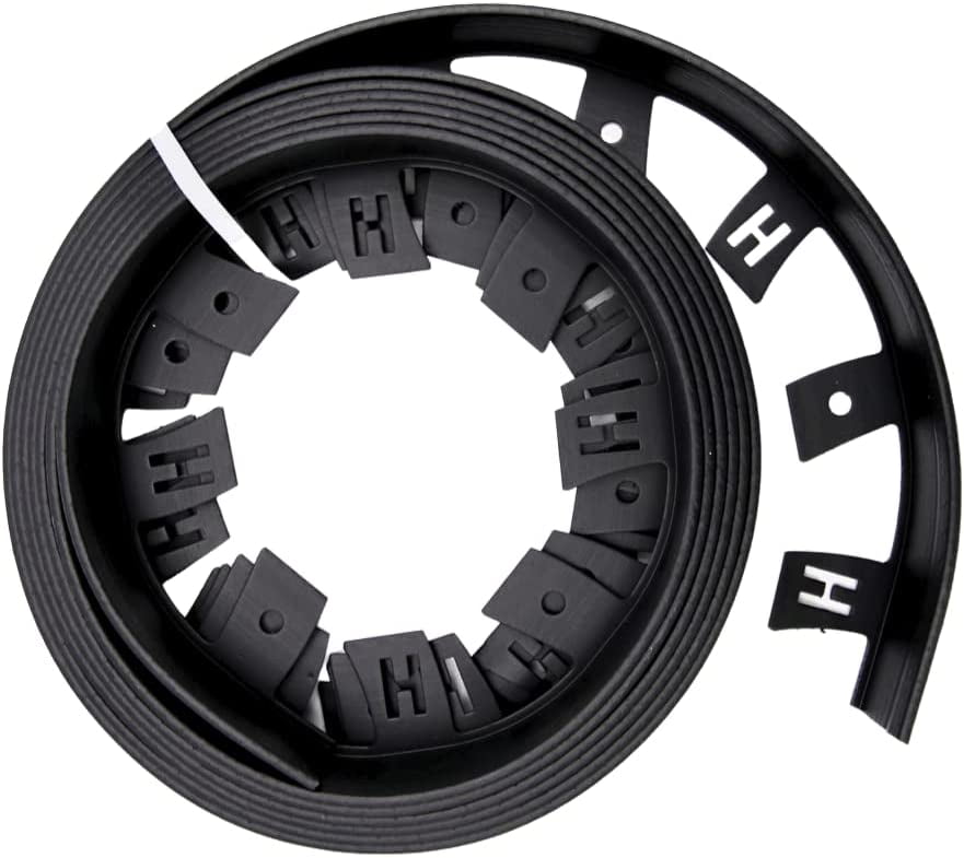 MASTER MARK Dig-Free Landscape Paver, Bricks, Stone Edging, No-Dig Patio Flex Border, Plastic 60 ...