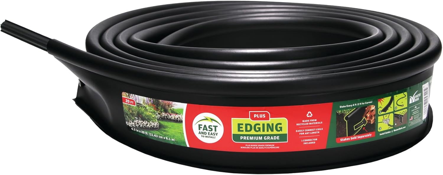 MASTER MARK Plus Landscape Coiled Edging, Garden Border, Lawn Edging ...