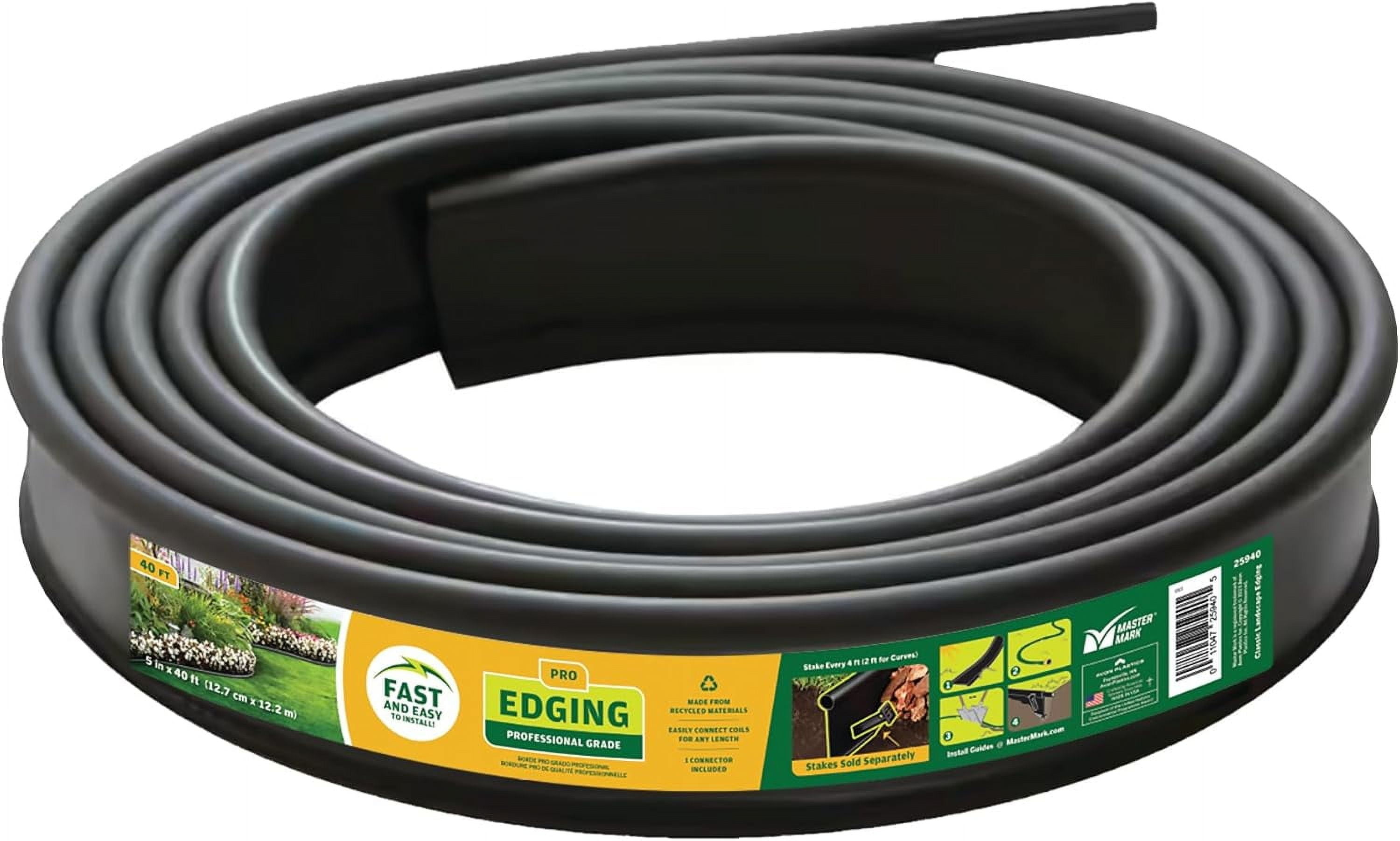 MASTER MARK Pro Landscape Coiled Edging, Garden Border, Lawn Edging ...