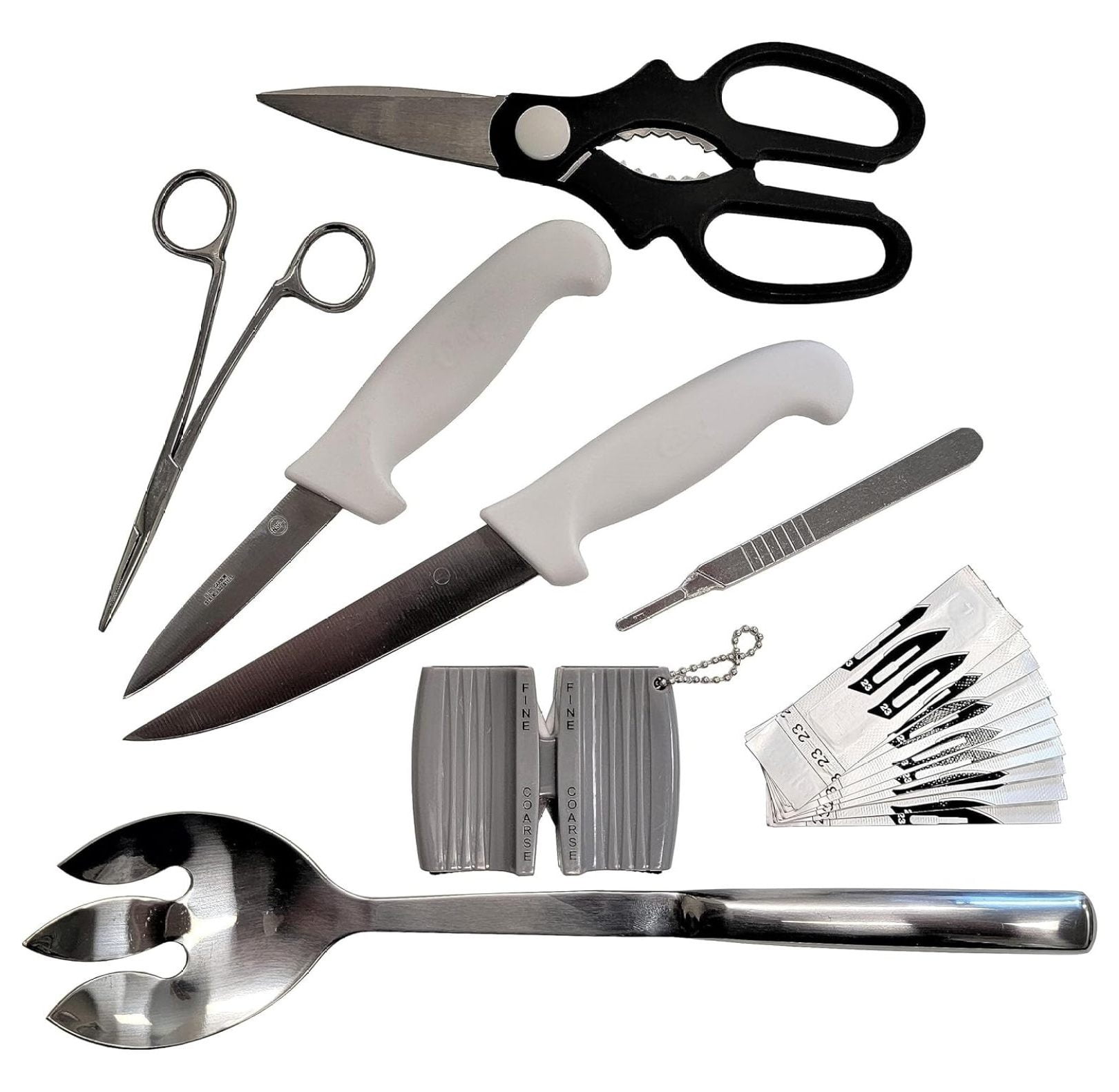 MASTER POULTRY PROCESSING & BUTCHER KNIFE KIT CHICKEN TURKEY KNIVES SET - Walmart.com