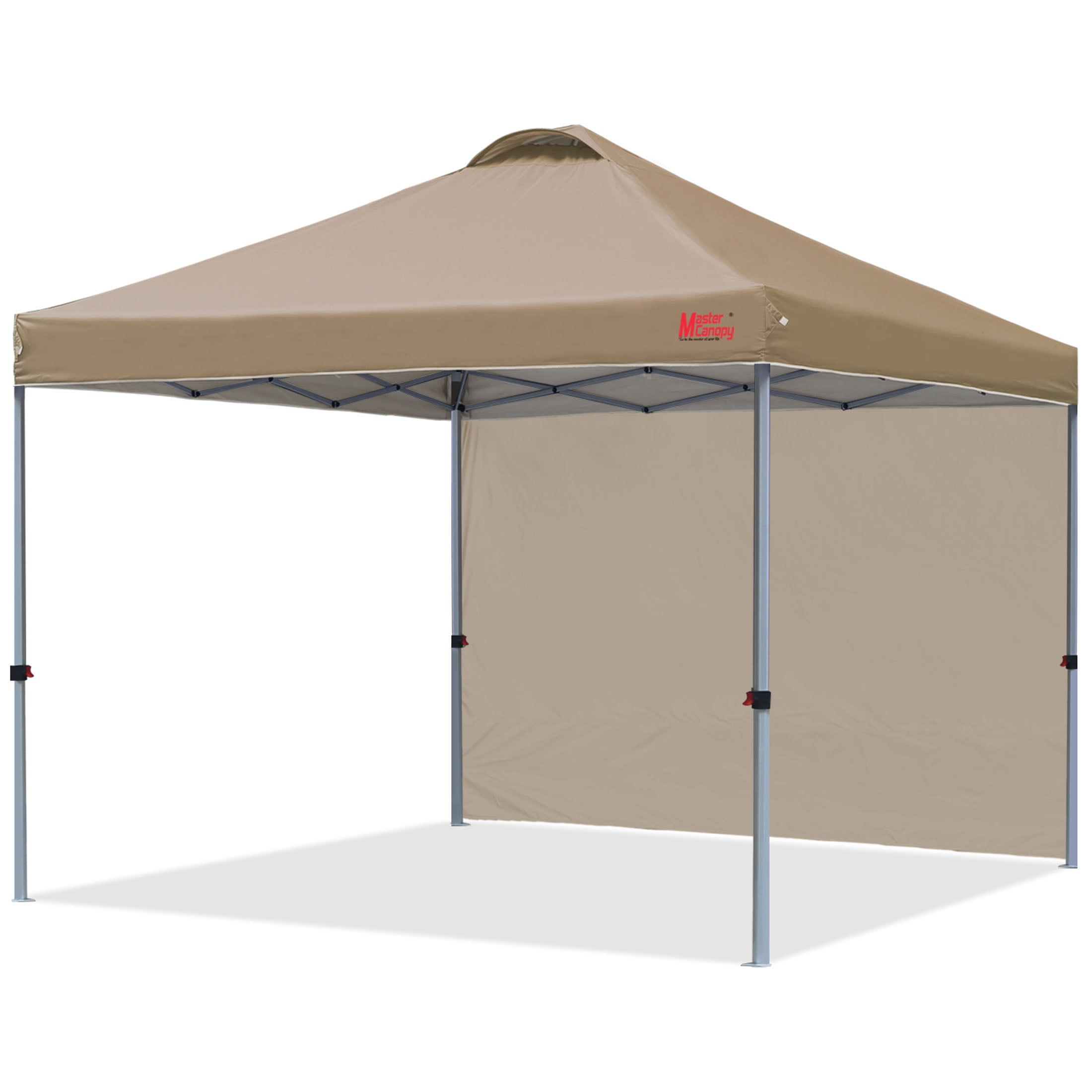 MASTERCANOPY Easy 10'x10' Straight Tent, Pop-up Canopy Instant Shelter ...