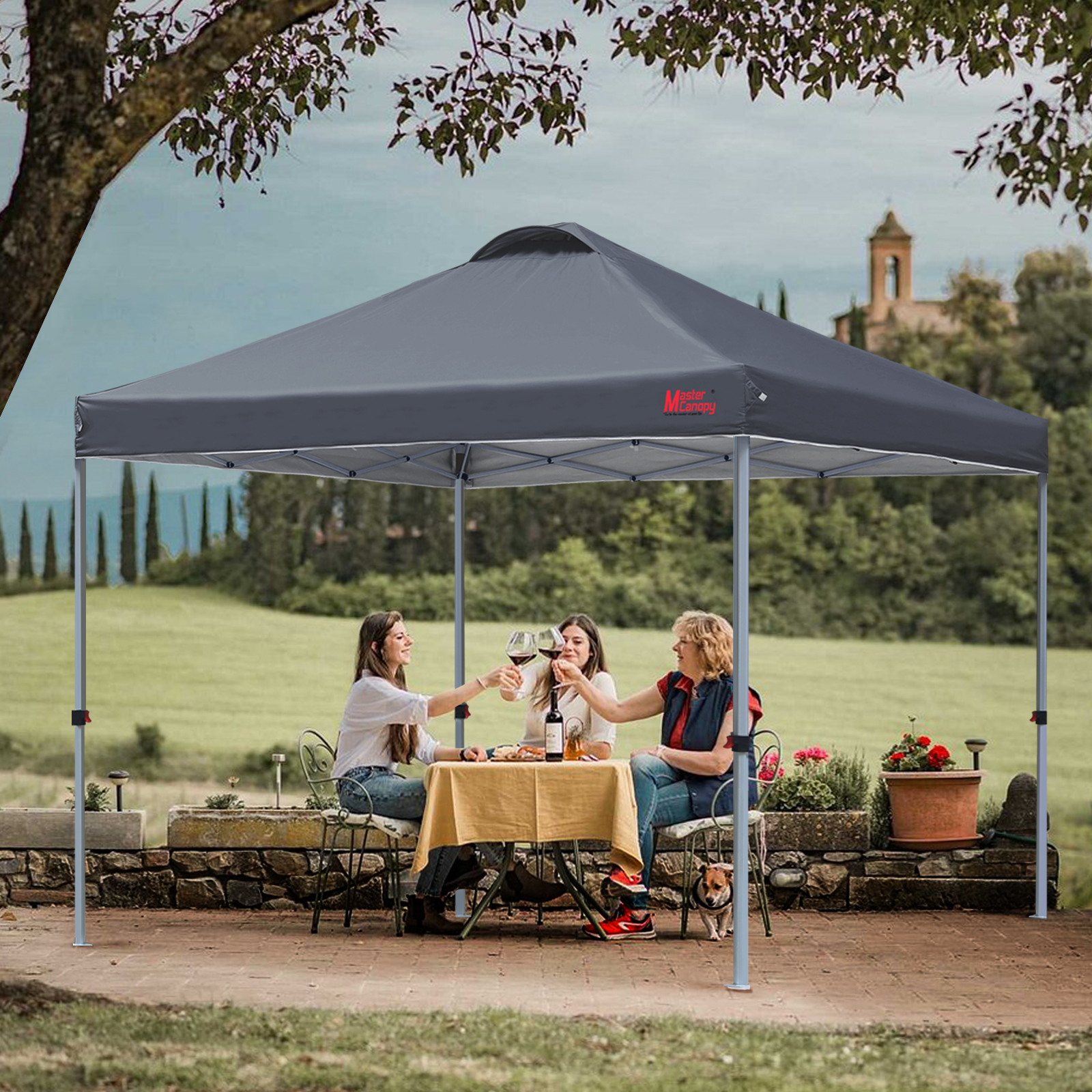 Ozark Trail 10' x 10' Instant Slant Leg Pop-up Canopy, Outdoor Shading ...