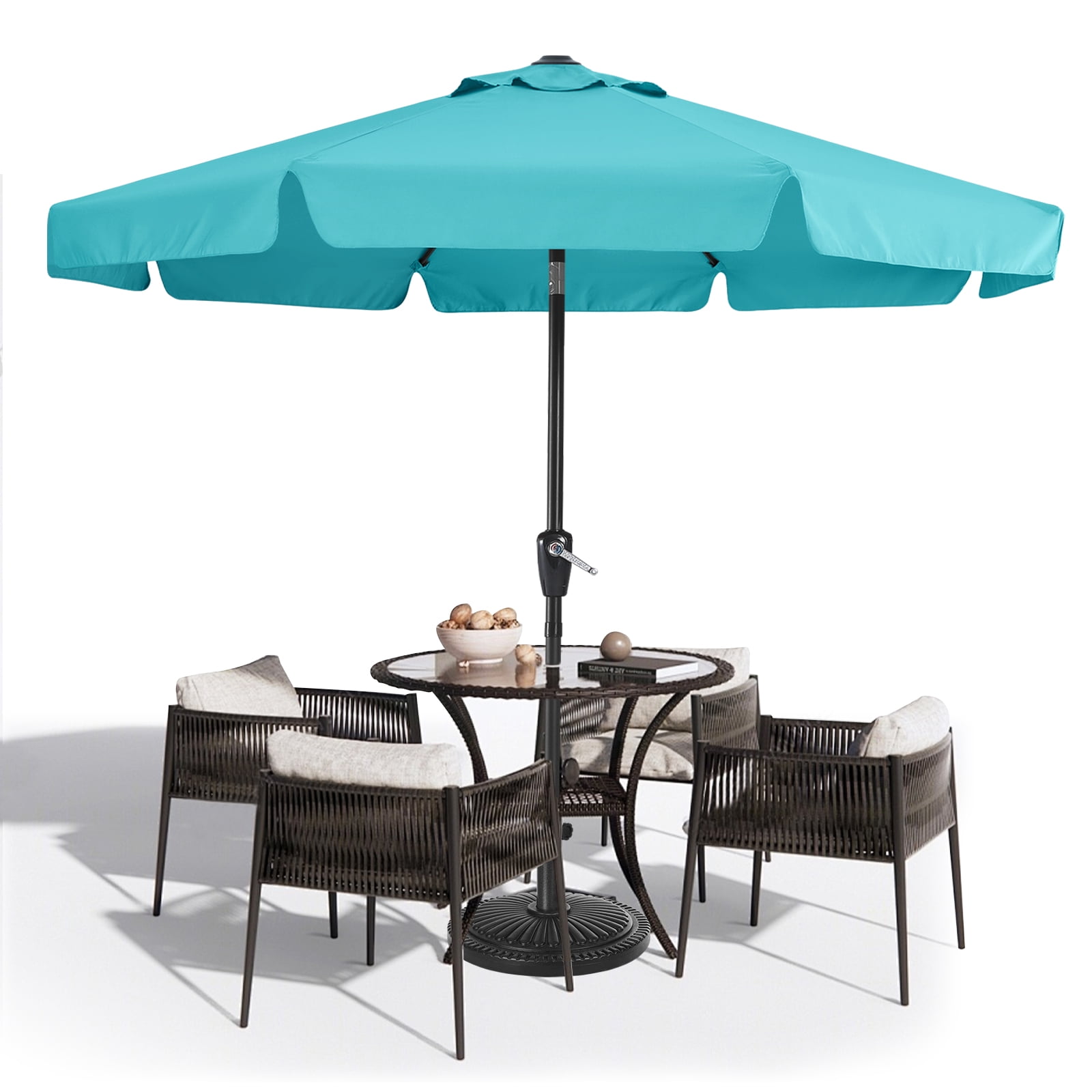 MASTERCANOPY 10ft Outdoor Patio Umbrella Round for Outdoor Table Garden ...