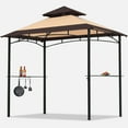 MASTERCANOPY 8' x 5' Grill Gazebo Outdoor Backyard Soft Top BBQ Canopy ...