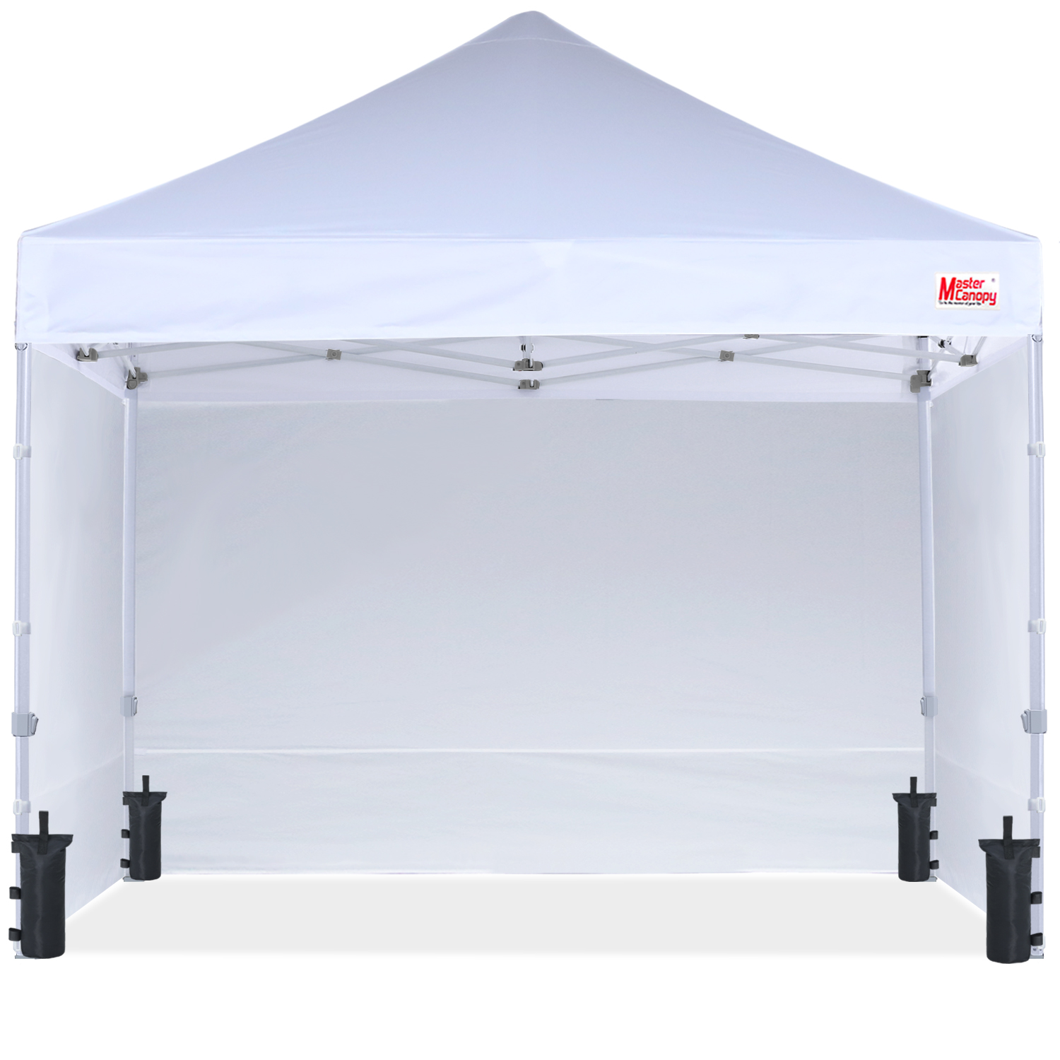 King Canopy ATHENA 10X15 WHITE FRAME Instant Pop Up Tent w/ RED Cover ...