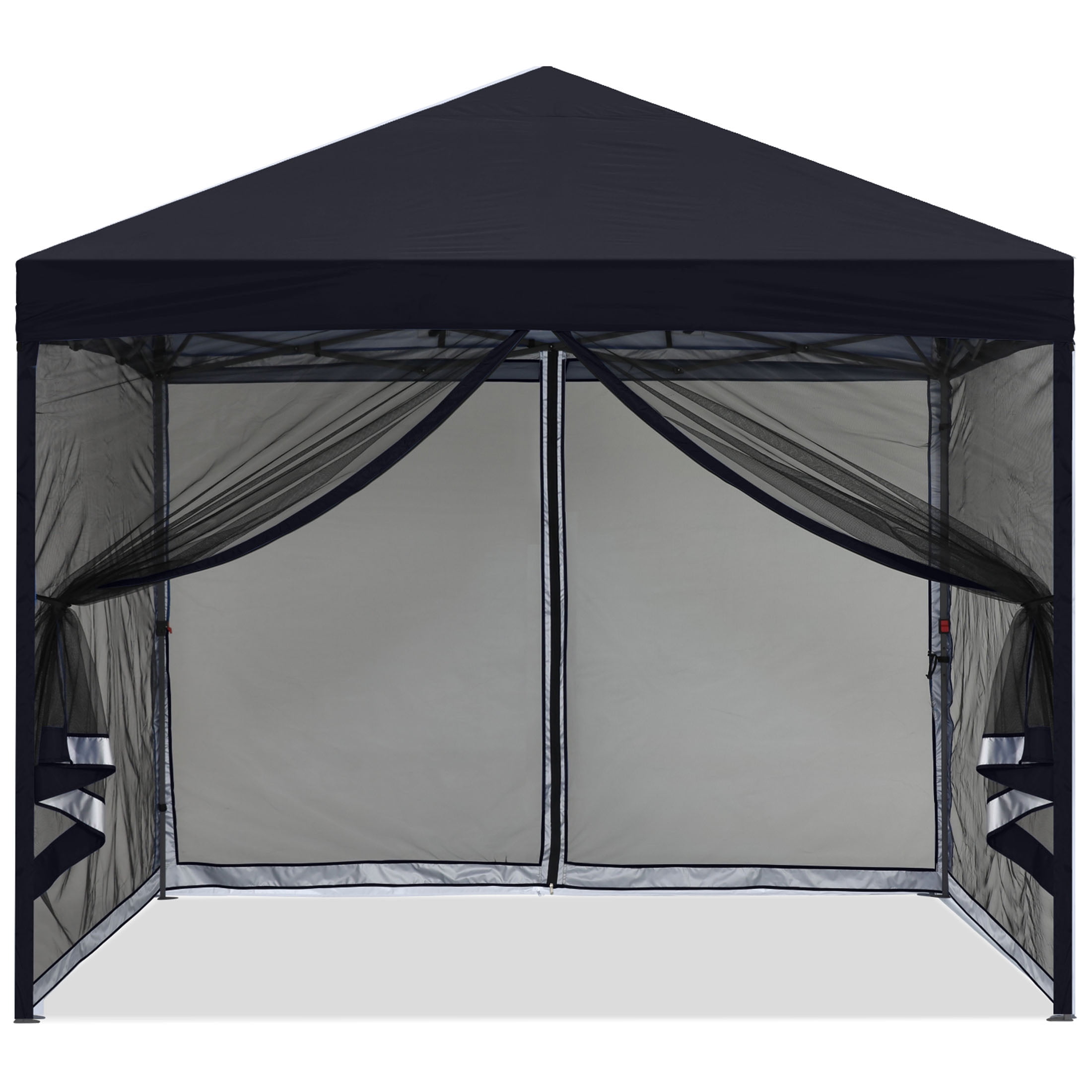 MASTERCANOPY 8' x 8' Pop-up Canopy Tent Outdoor Screen House Shelter ...