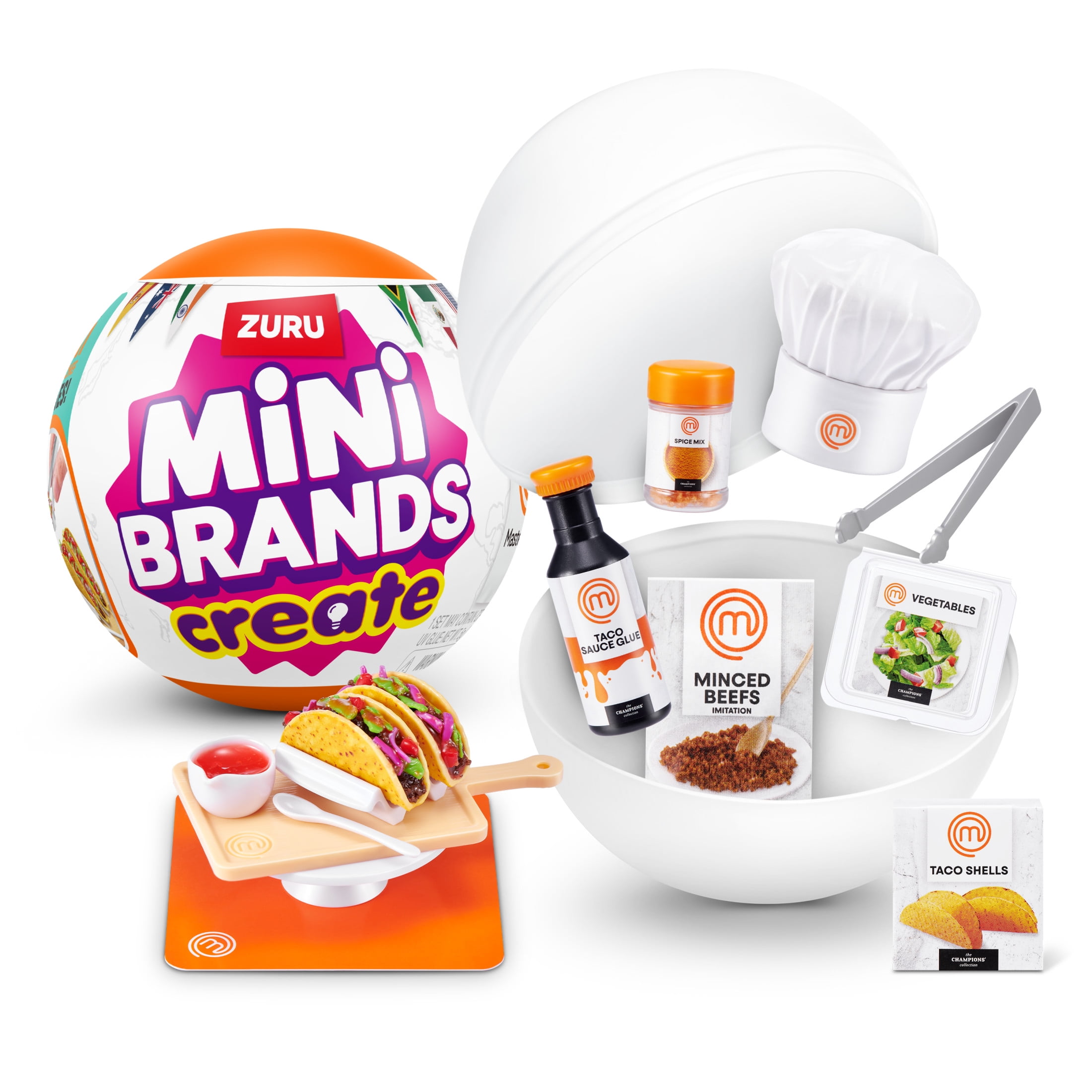 Mini Brands Create MasterChef Series 2, Collectible Unbox Surprise Toy ...
