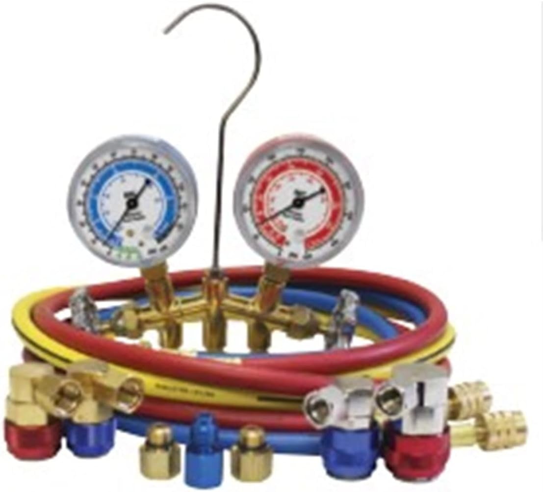 MASTERCOOL - 134A / 1234Yf Dual Brass Gauge Set (66661-AYF) - Walmart.com