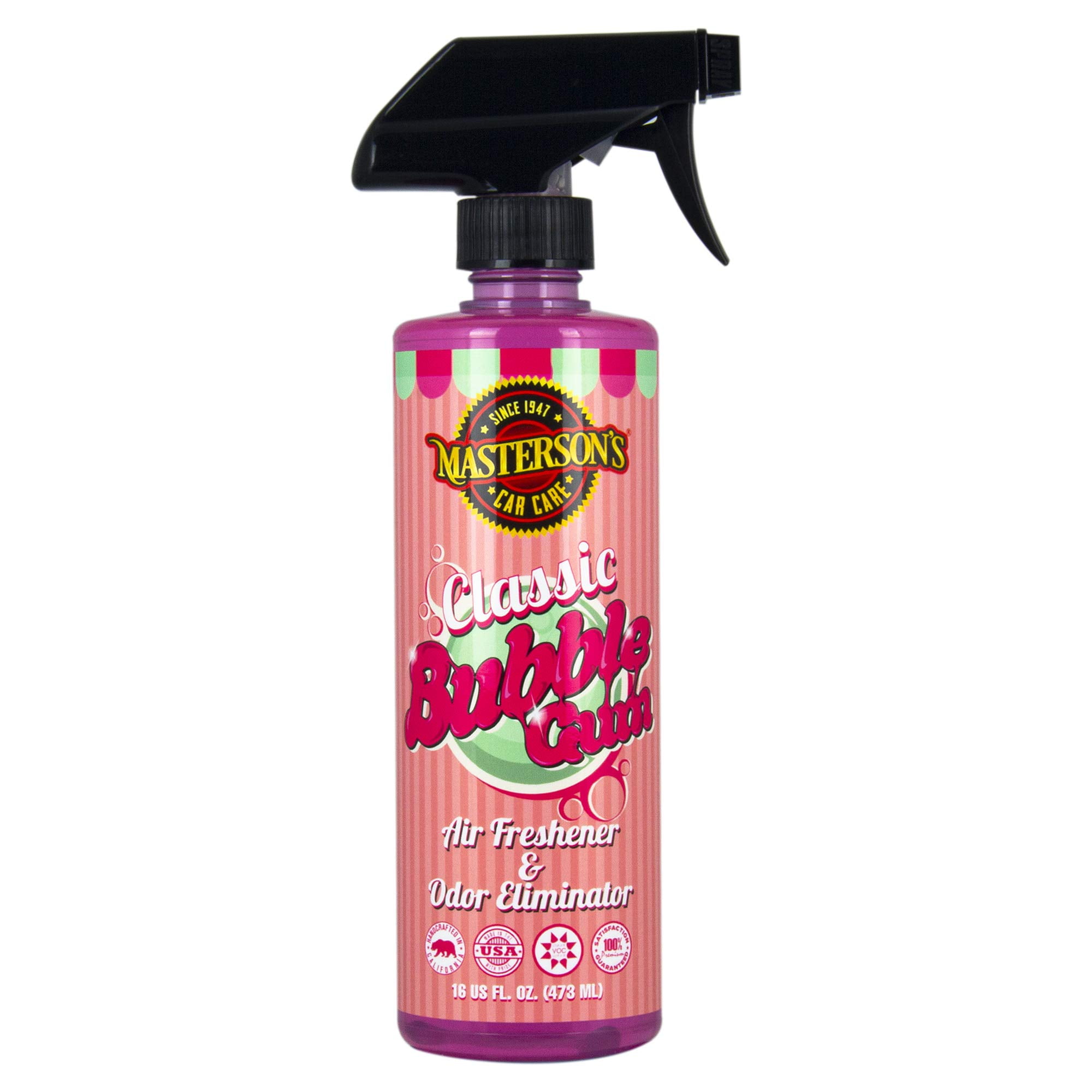 MASTERSON'S CAR CARE MCC_125_16 Classic Bubble Gum Air Freshener & Odor ...