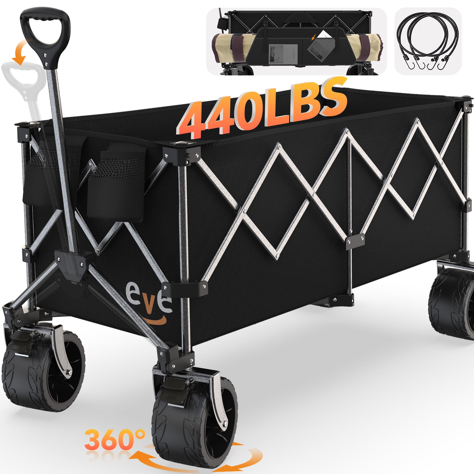 MASTGOAL Electric Utility Wagon, Electric Drive, 440L, All Terrain ...
