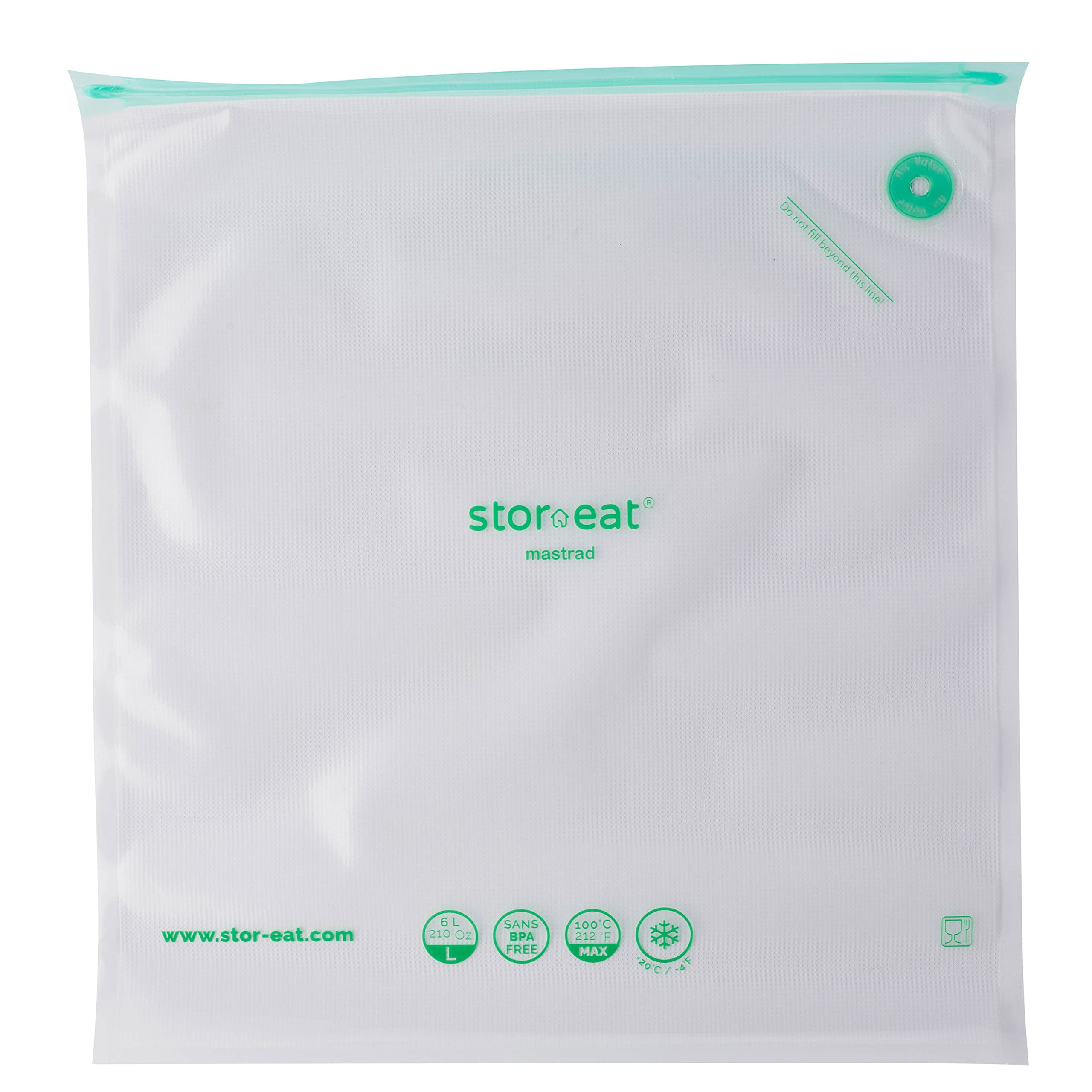 MASTRAD - Stor‚Äôeat Smart Bags XXL - Reusable Sous Vide Bags - Keep ...