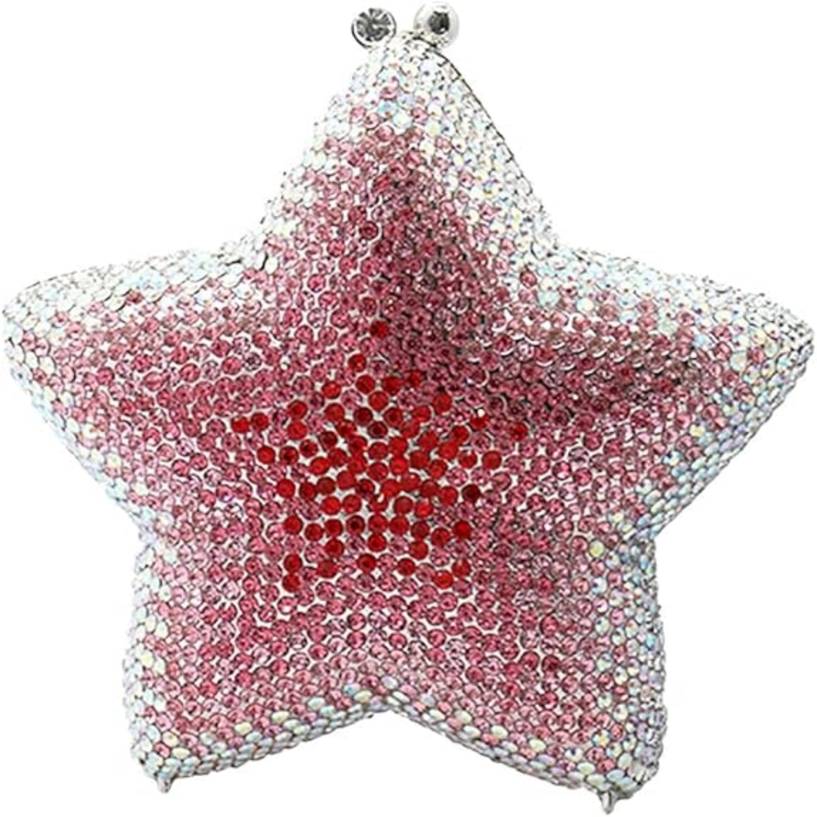 MASWLM Women Cute Mini Glittering star shape Evening Bag for Wedding ...