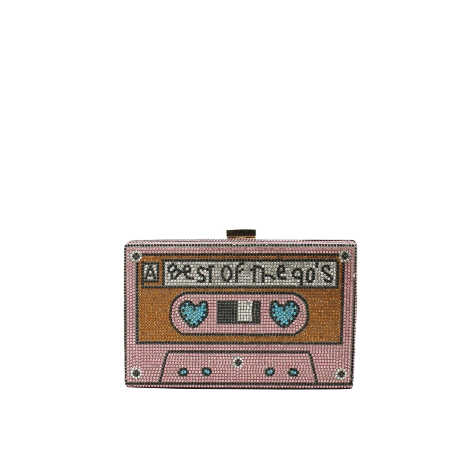 MASWLM Women Fashion Radio Shape Rhinestone Clutch Bag Vintage Cassette ...