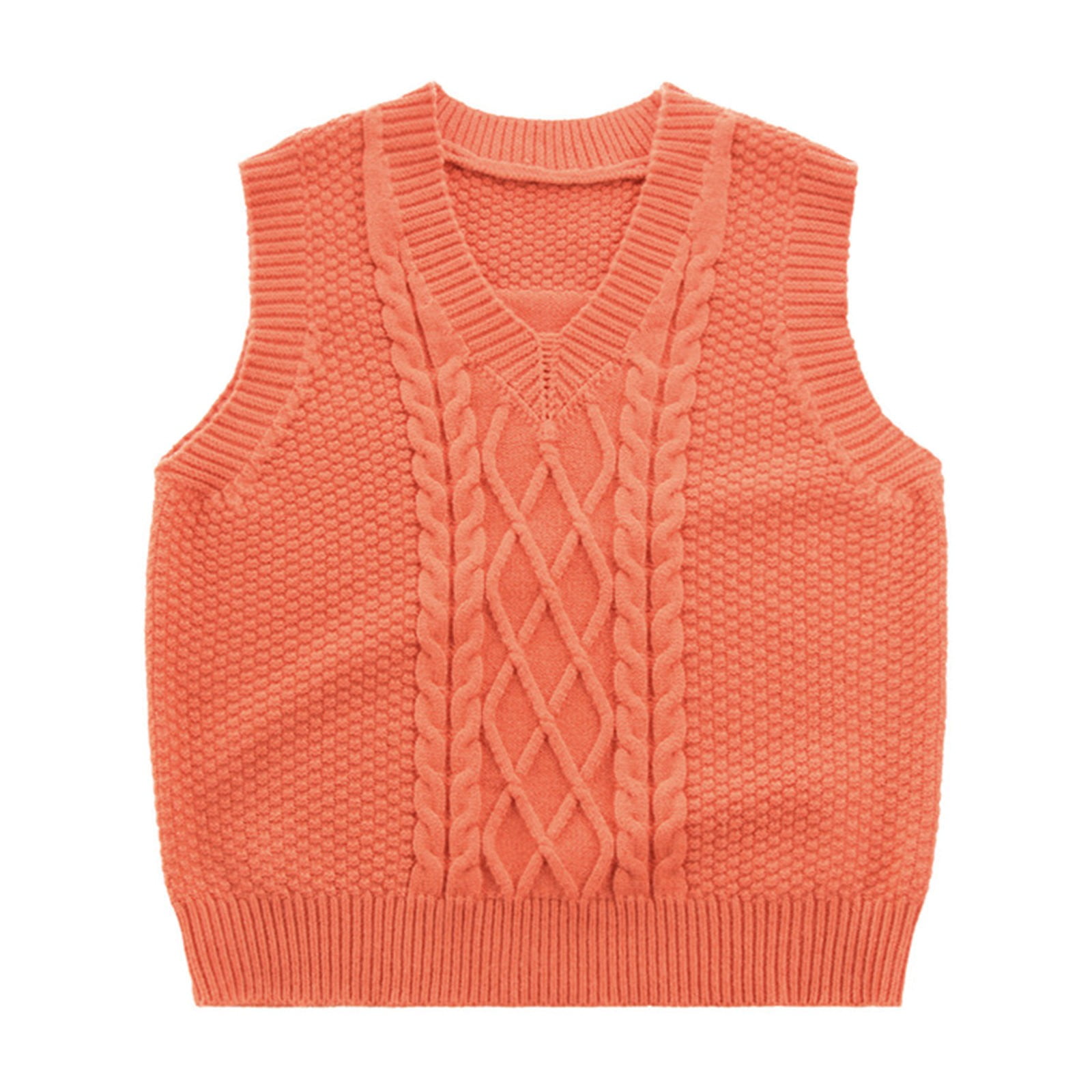 MASZONE Girls Sweater Vest Baby Vest Boys Sweater Vest Unisex Cable ...