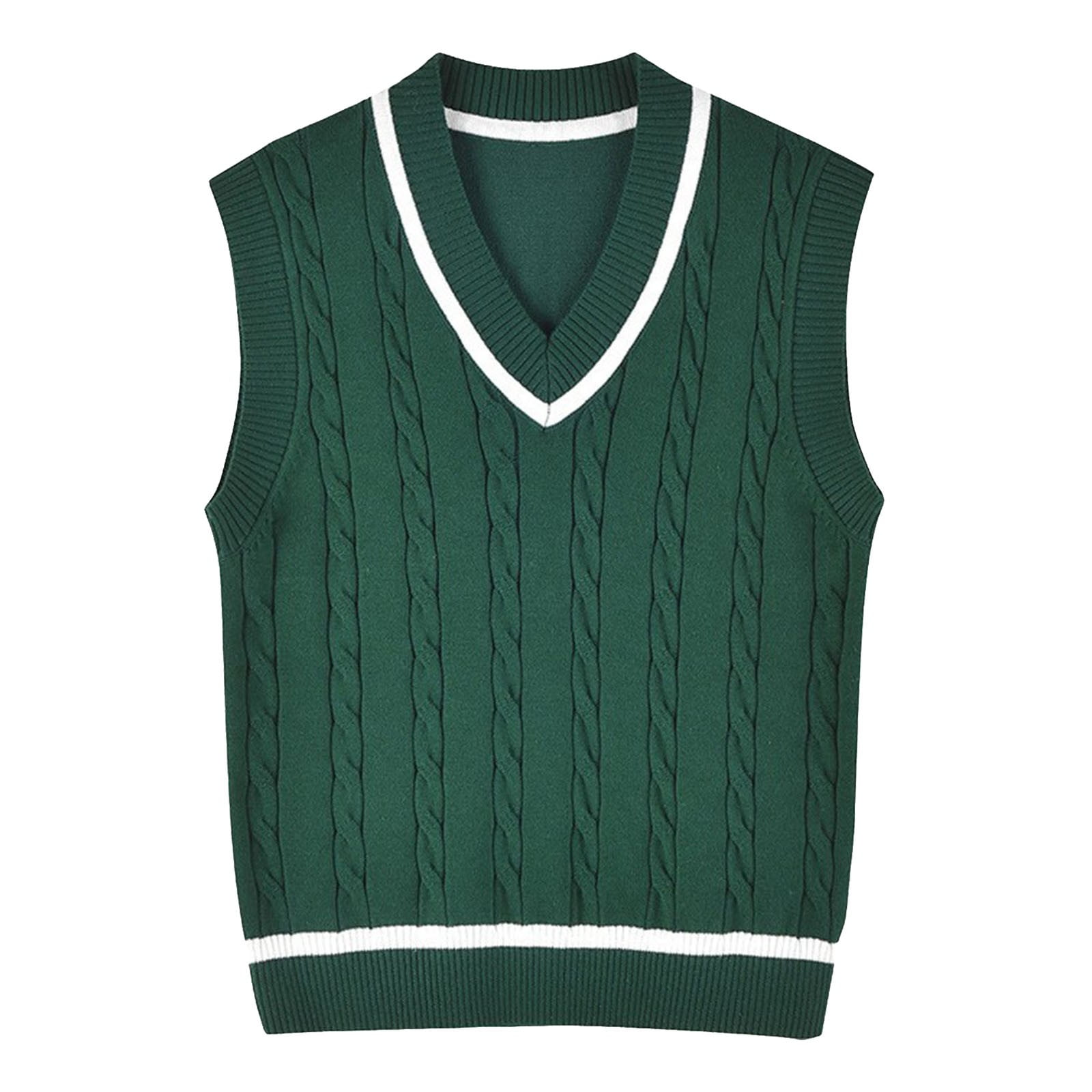 MASZONE Sweater Vest Boys Kids Vest Boys Sweater Vest Unisex Cable Knit ...