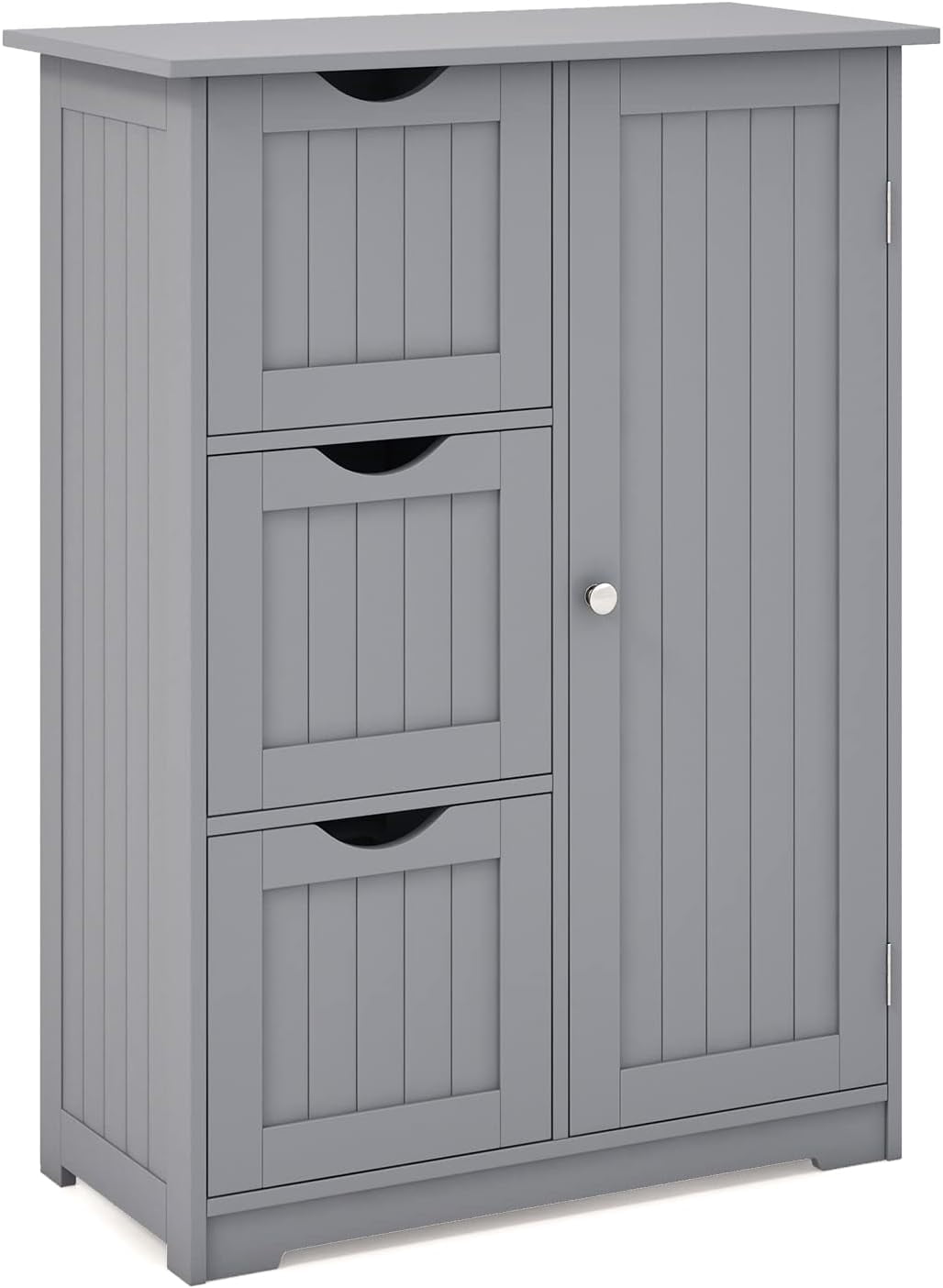 MAT EXPERT Bathroom Storage Cabinet, Wooden Bathroom Floor Cabinet w ...