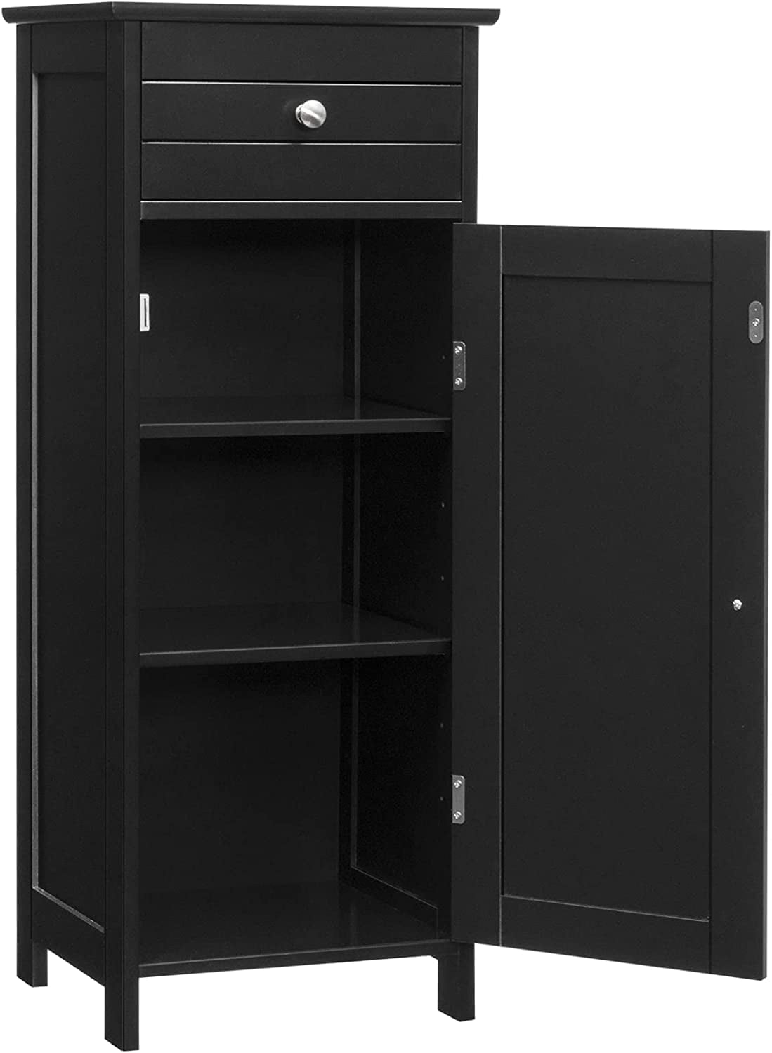 MAT EXPERT Floor Storage Cabinet, Bathroom Freestanding Side Storage ...