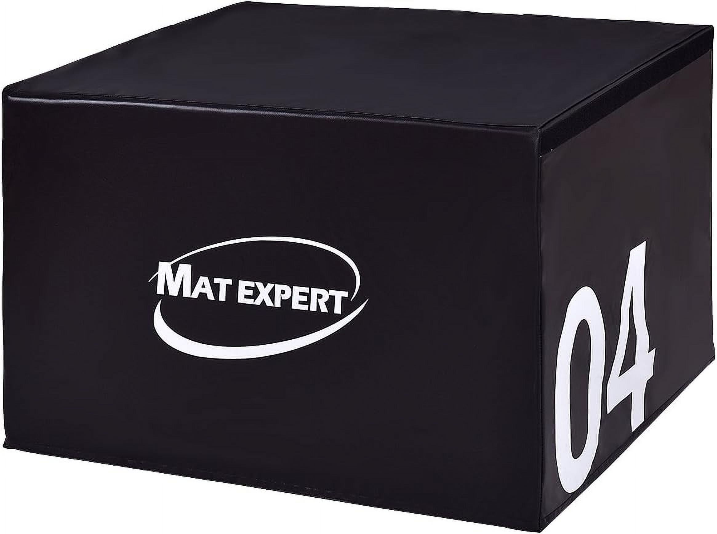 MAT EXPERT PVC Soft Foam Jumping Box Plyometric Exercise Fitness Safe ...