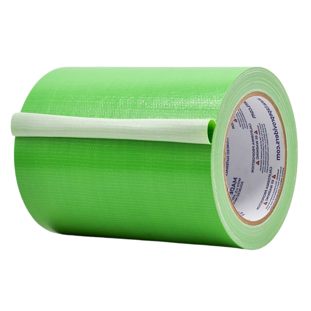 MAT Tape Light Green 5.67 in. x 60 ft. Colored Duct Tape, 1 Roll ...