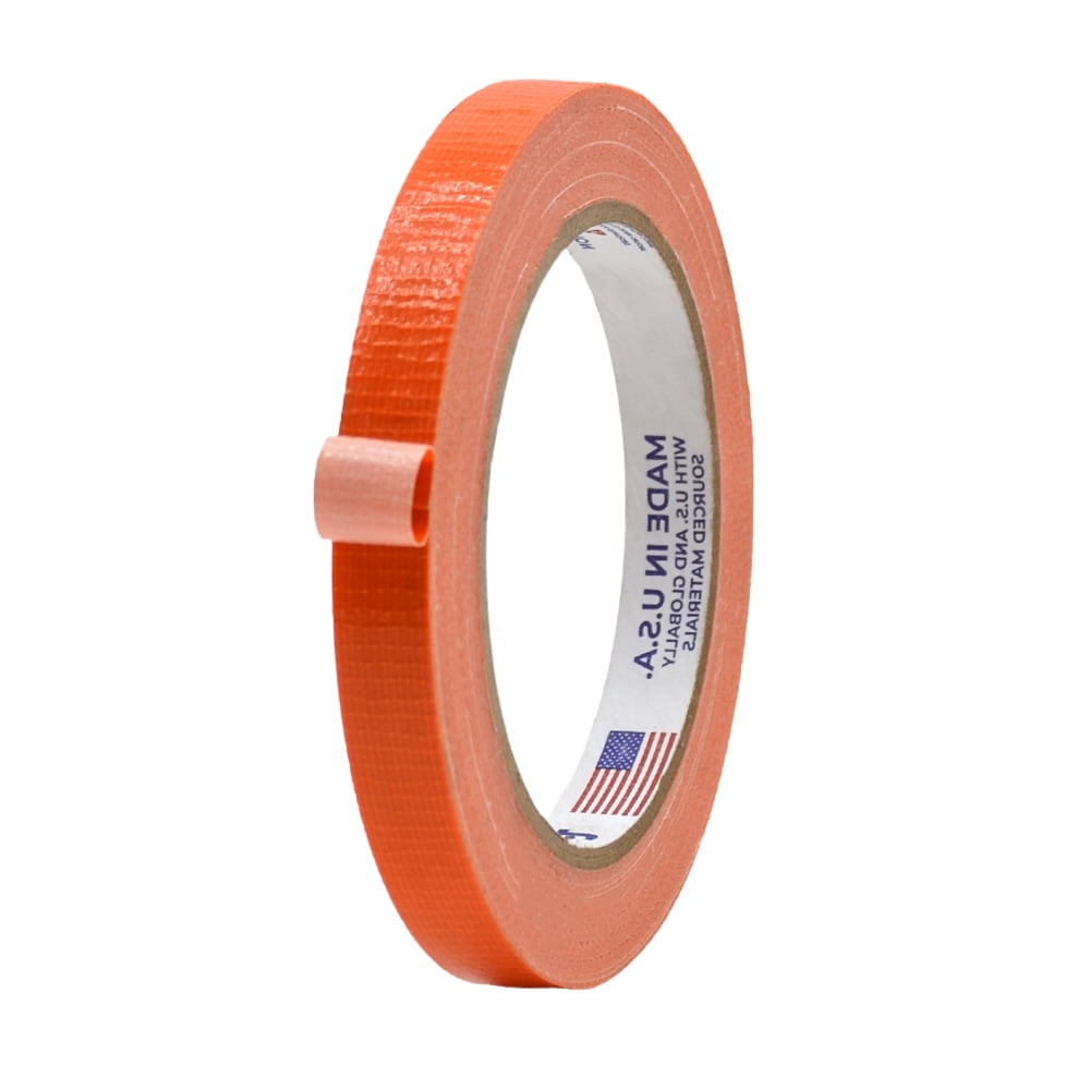 MAT Tape Racing Orange 0.47 in. x 60 ft. Colored Duct Tape, 1 Roll ...