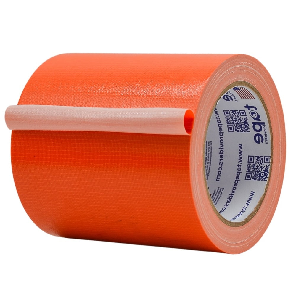 MAT Tape Racing Orange 4.72 in. x 60 ft. Colored Duct Tape, 1 Roll ...