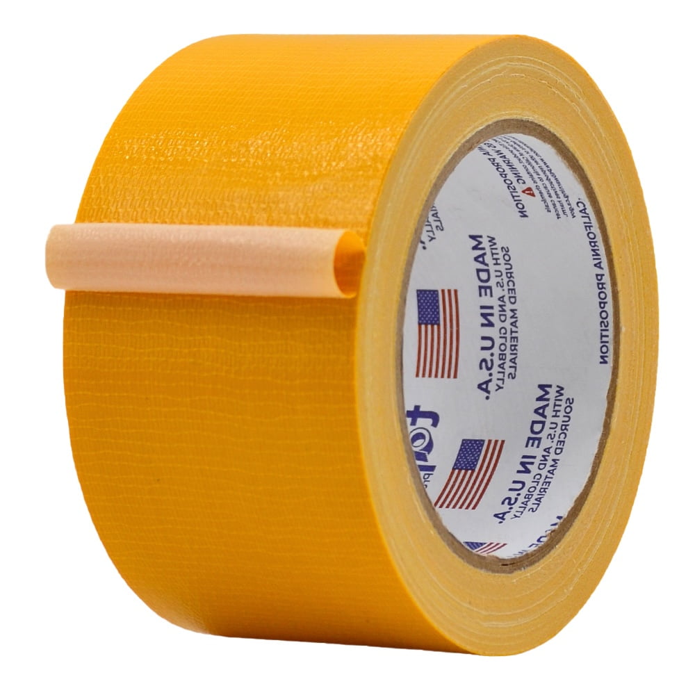 MAT Tape Schoolbus Yellow 2.36 in. x 60 ft. Colored Duct Tape, 1 Roll ...