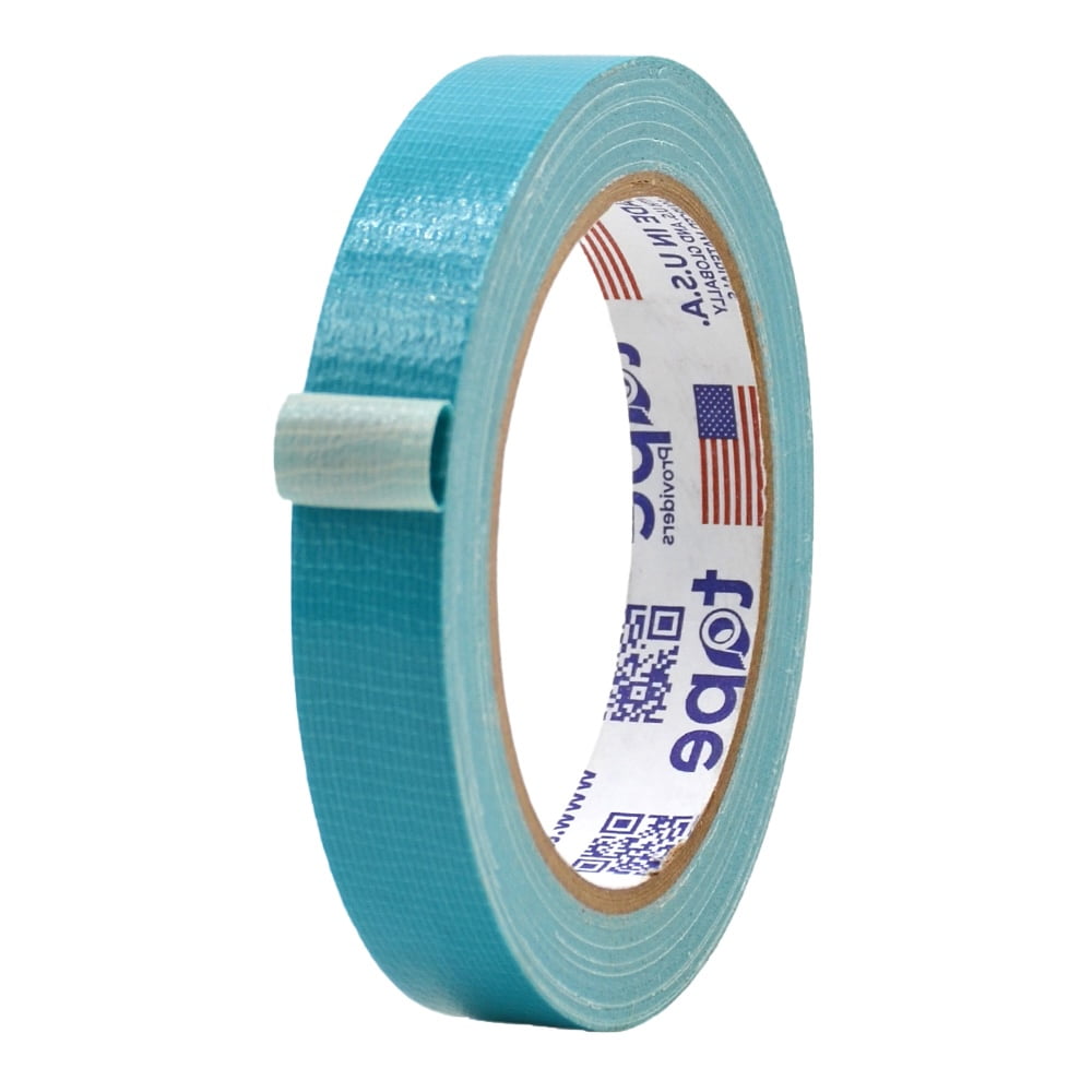 MAT Tape Teal Blue 0.71 in. x 60 ft. Colored Duct Tape, 1 Roll ...