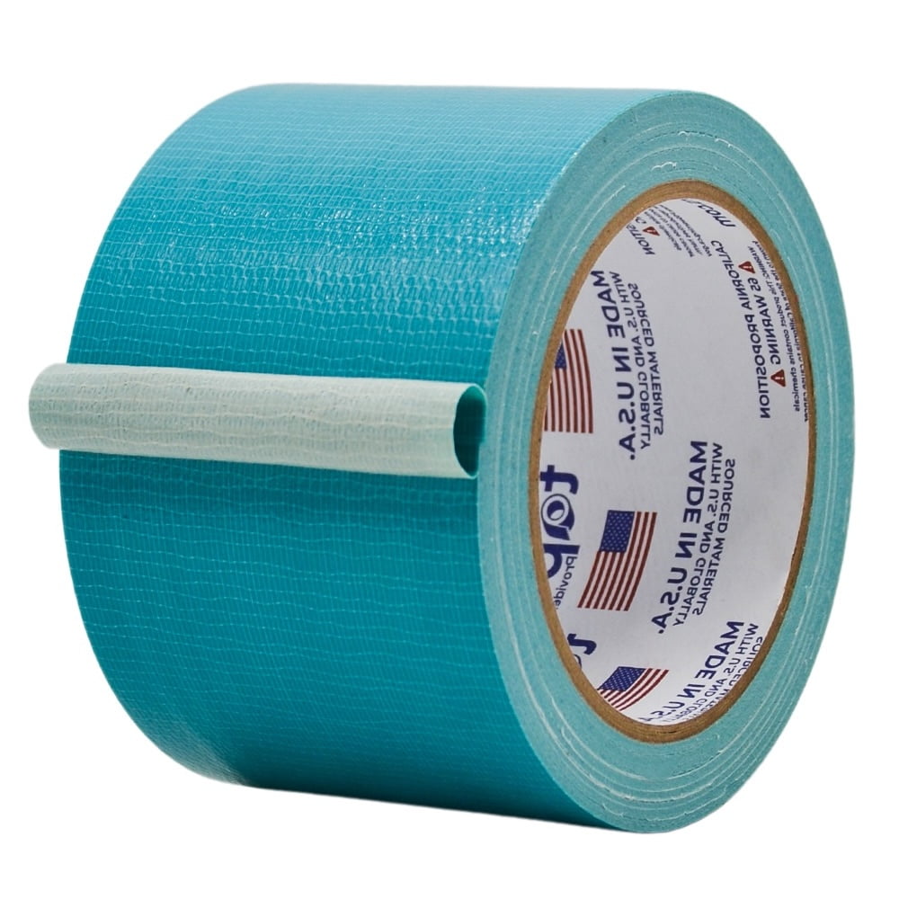 MAT Tape Teal Blue 2.83 in. x 60 ft. Colored Duct Tape, 1 Roll ...