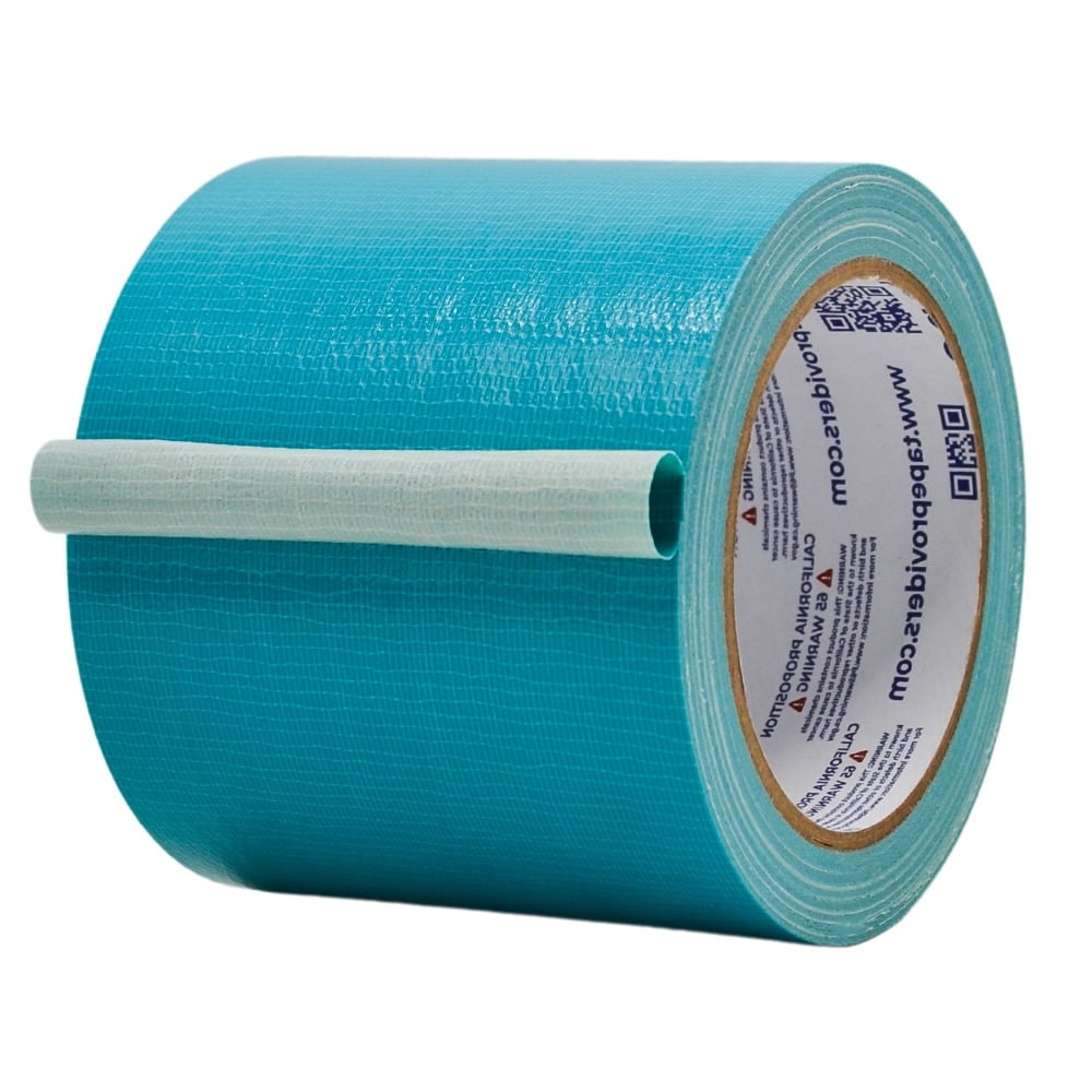 MAT Tape Teal Blue 3.78 in. x 60 ft. Colored Duct Tape, 1 Roll ...