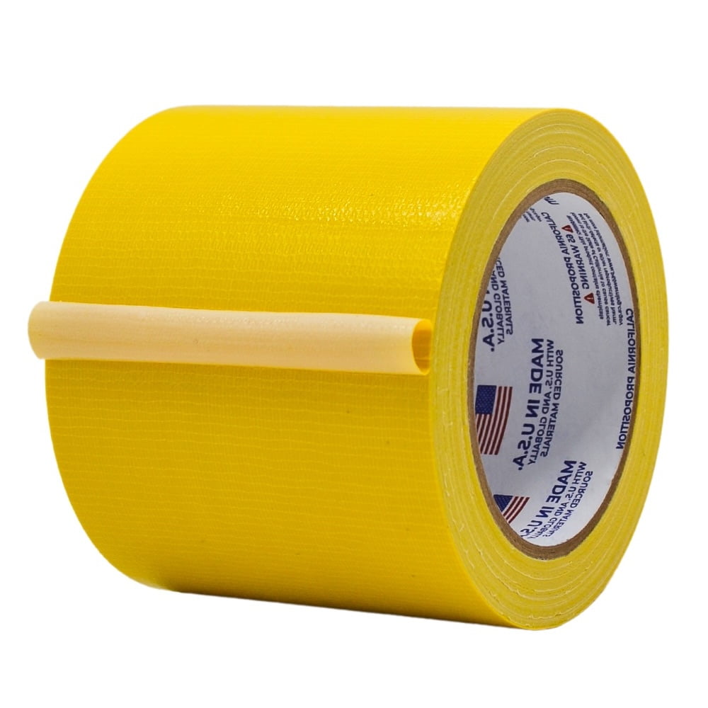 MAT Tape Yellow 3.78 in. x 60 ft. Colored Duct Tape, 1 Roll - Walmart.com