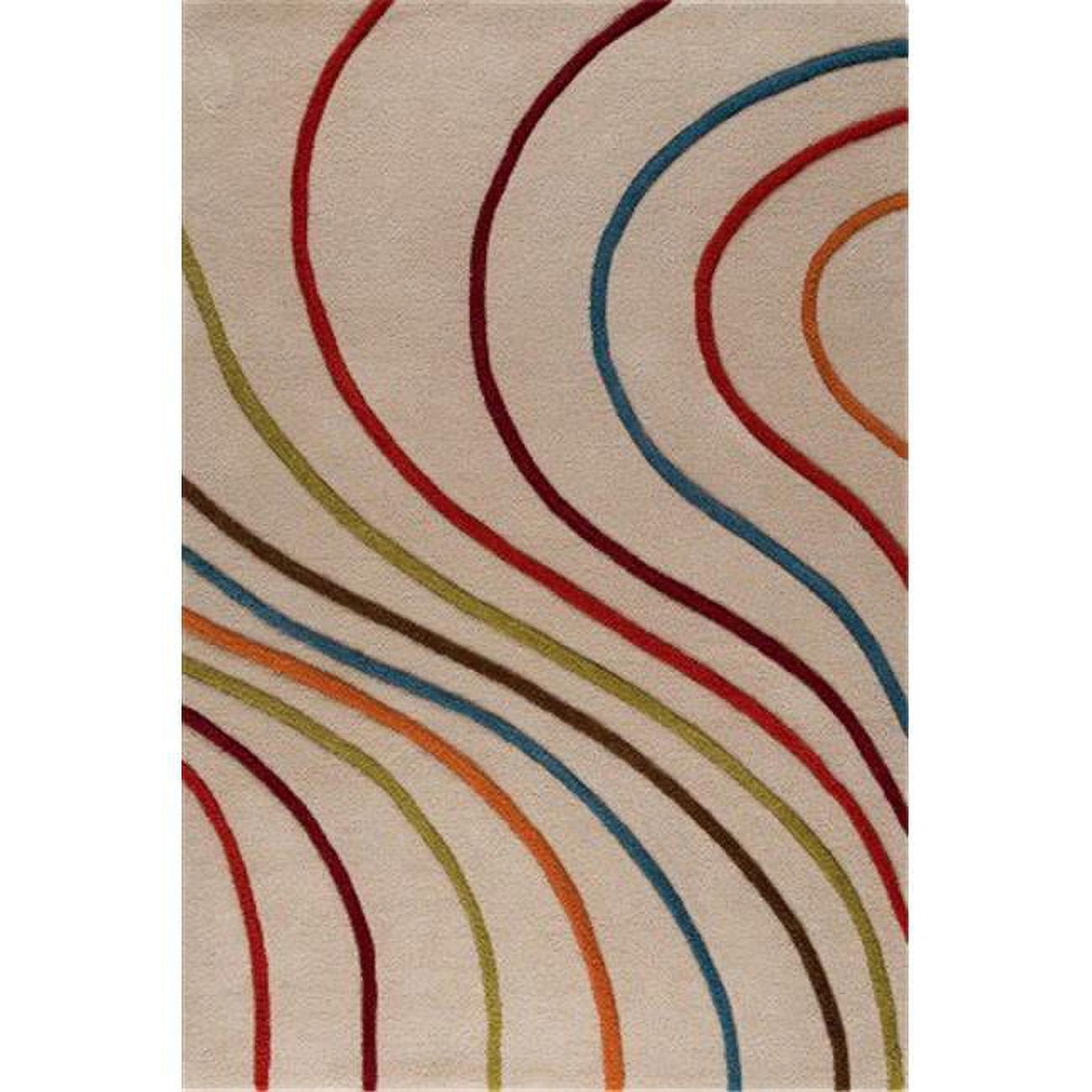 MAT The Basics Lake Placid Multi Color Rectangle Area Rug - 5 ft. 6 in ...