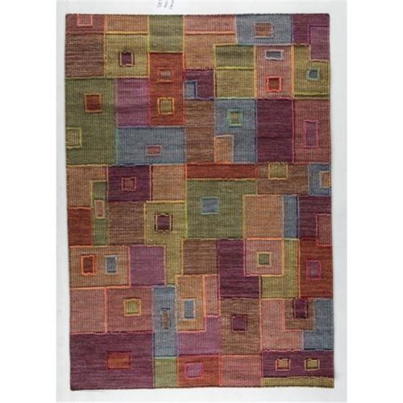 MAT The Basics MTBKH8MUL083116 Khema8 Multi Color Rectangle Area Rug- 8 ...