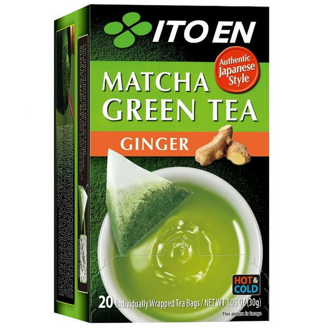 MATCHA GREEN TEA GINGER TEA BAGS 8-1.05 OUNCE - Walmart.com