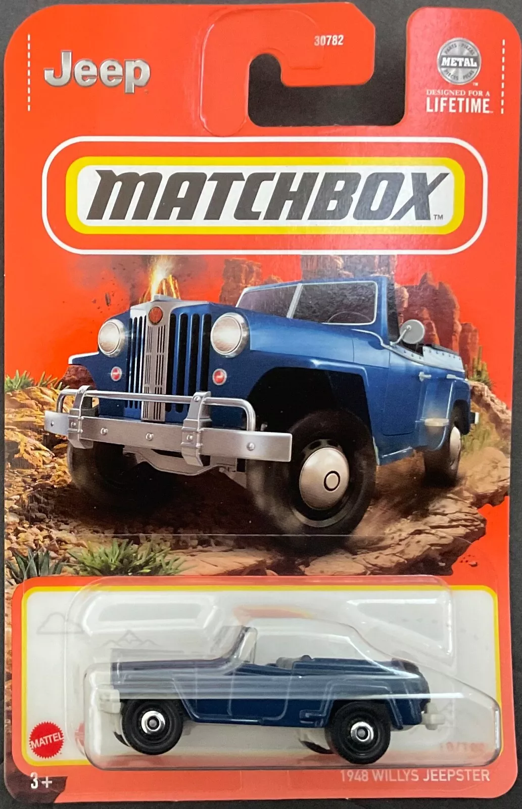 MATCHBOX 1948 WILLYS JEEPSTER BLUE 10/100 - Walmart.com