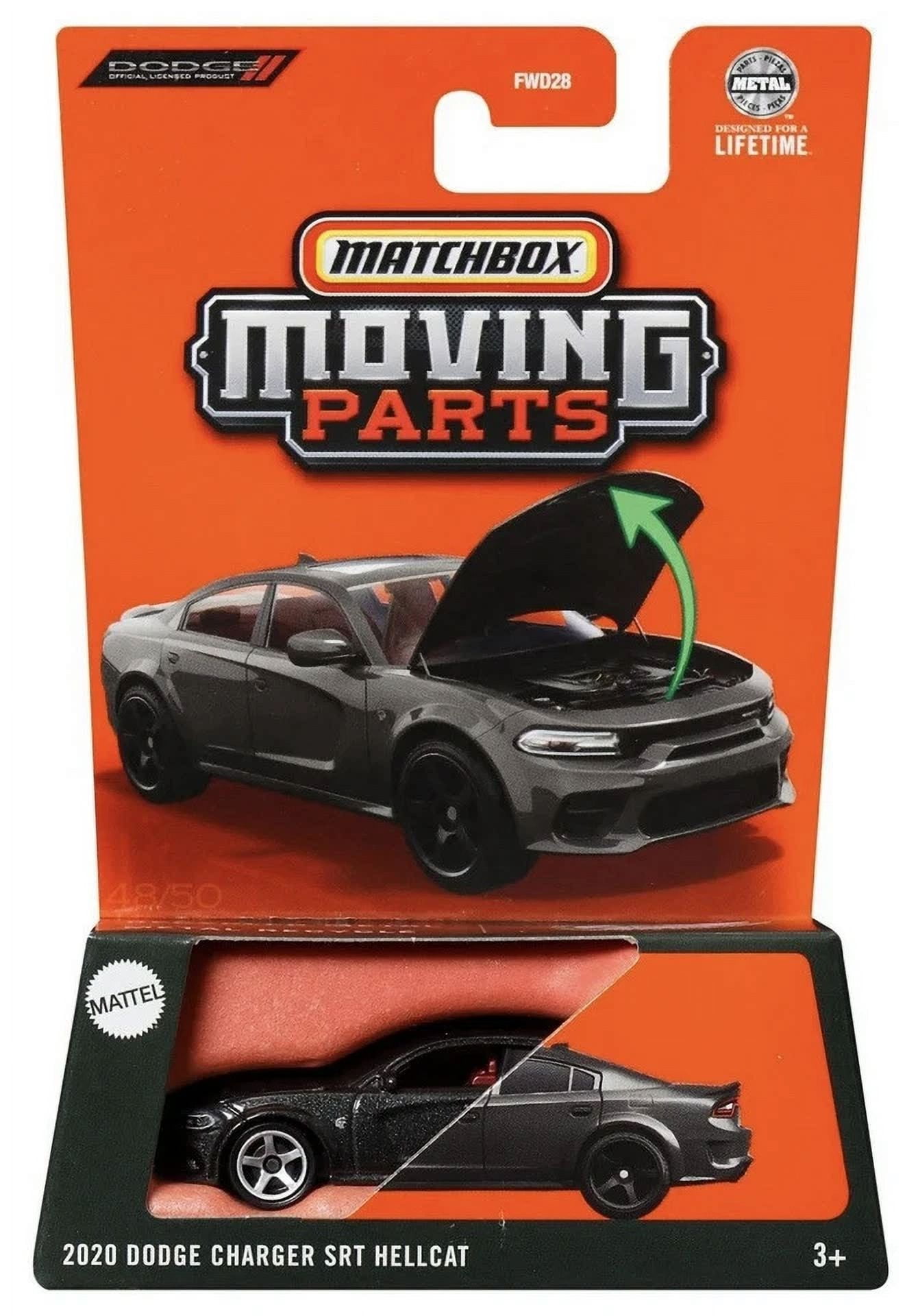 MATCHBOX 2020 DODGE CHARGER SRT HELLCAT MOVING PARTS 2025 - Walmart.com