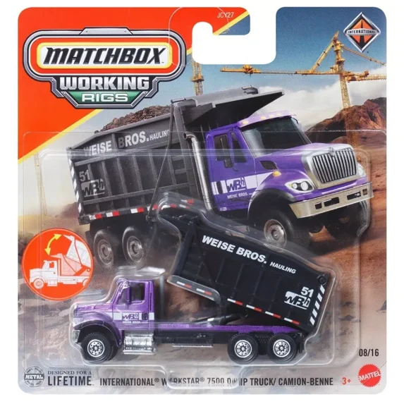 MATCHBOX INTERNATIONAL WORKSTAR DUMP TRUCK WORKING RIGS 2025 - Walmart.com