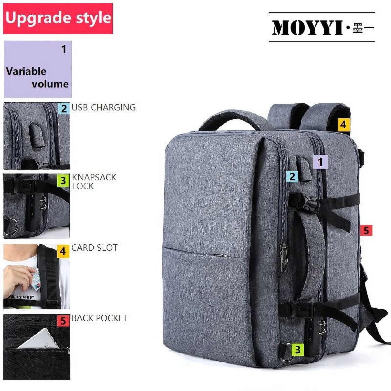 MATE ELAN Business Travel Double Compartment USB Charging Backpack ...