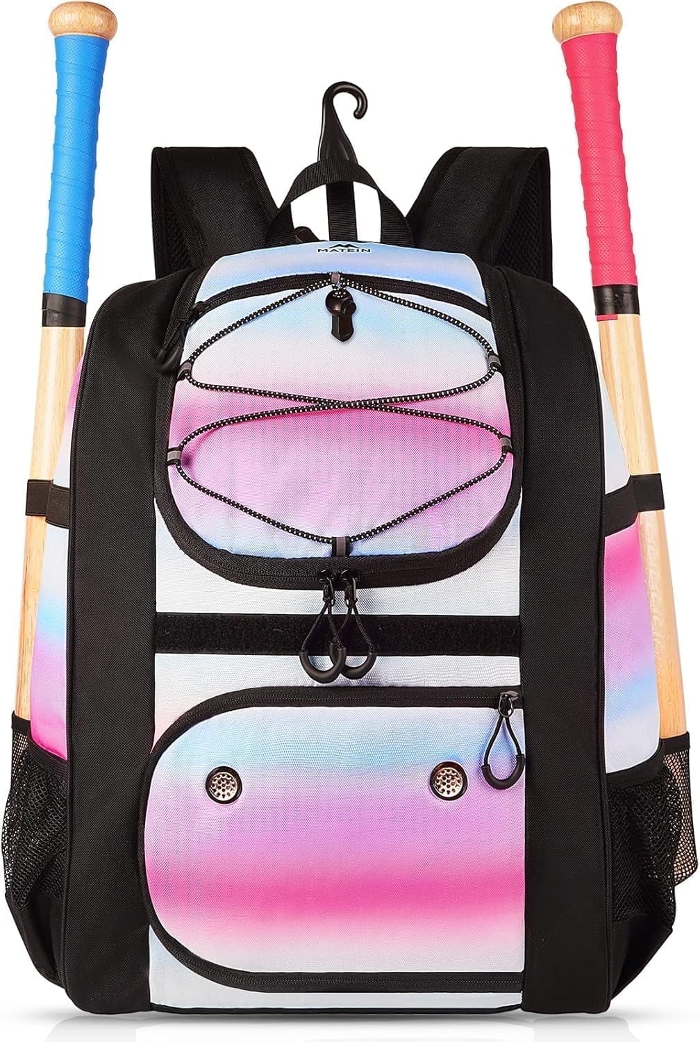 Matein Softball Bag, Lightweight Baseball Bat Backpack with Shoe ...